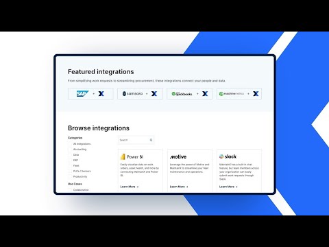 Introducing the MaintainX Integrations Marketplace - YouTube