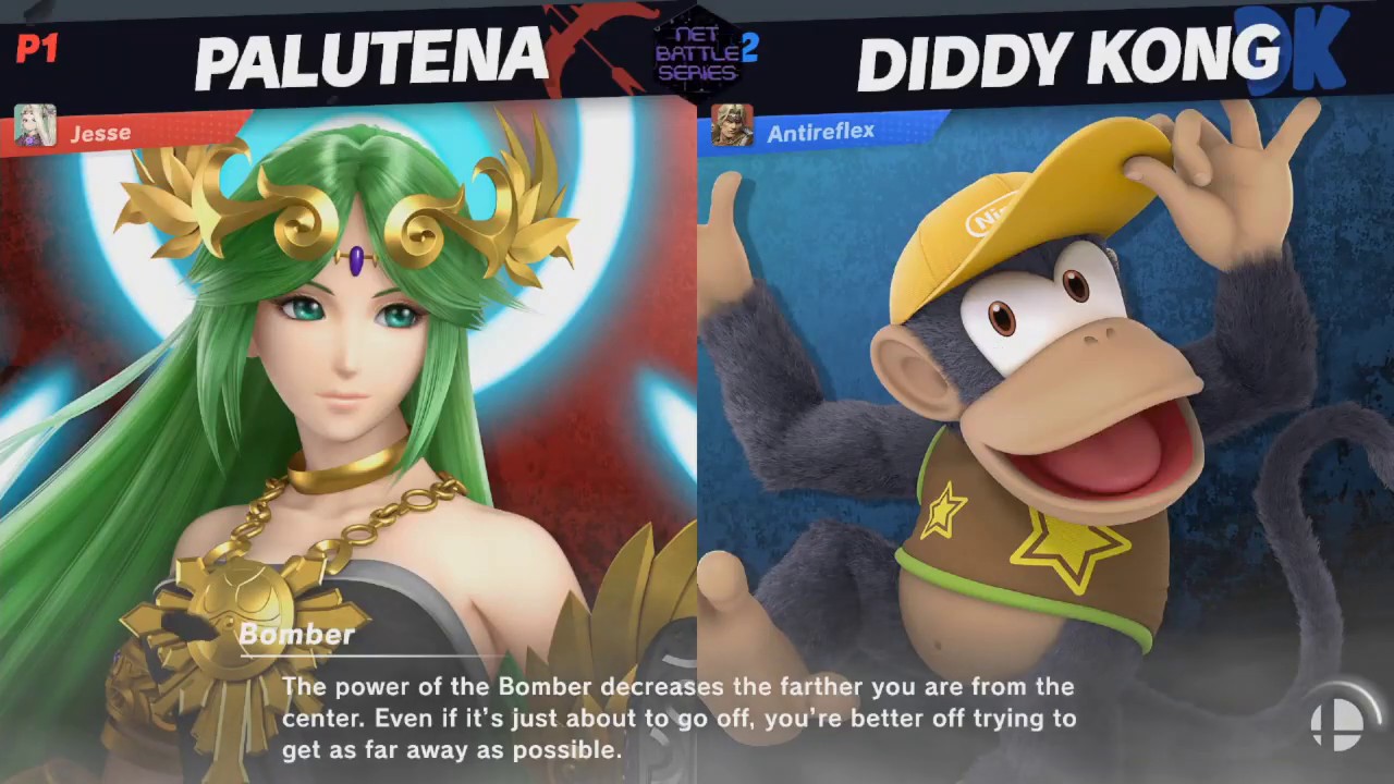 NBS1 | Jesse (Palutena) vs Antireflex (Simon, Diddy Kong) | Losers ...