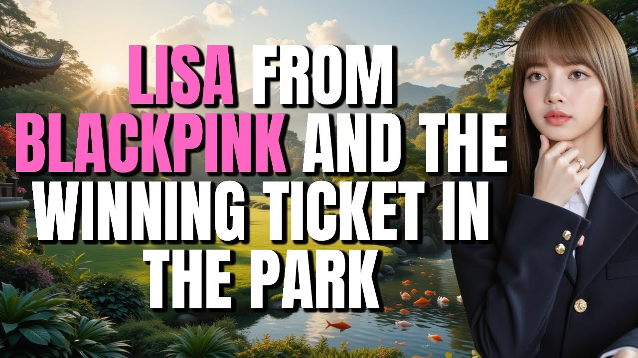 LISA FROM BLACKPINK AND THE WINNING TICKET IN THE PARK! - YouTube