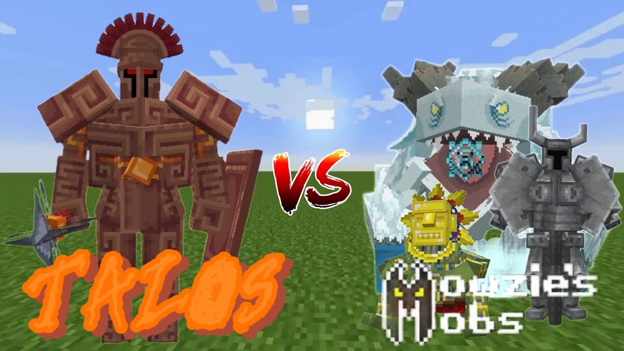 (Gladiators) Talos Vs Unofficial Mowzie's Mobs Bosses - YouTube