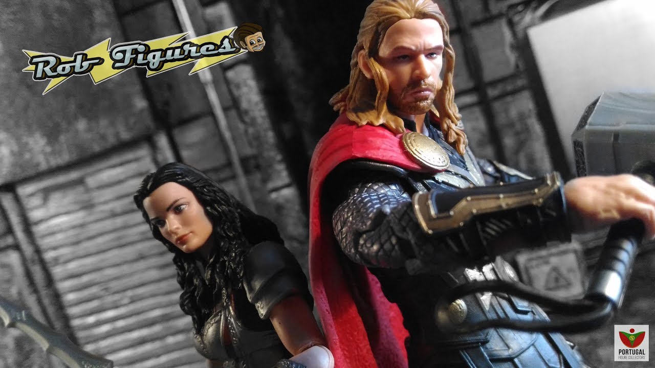 Marvel Legends 10th Anniversary Thor e Lady Sif Action Figures Revisão ...