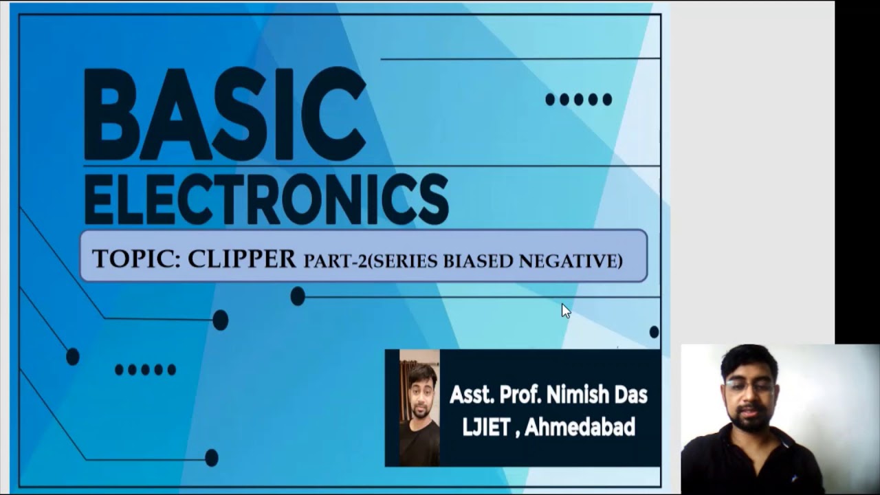 SERIES BIASED CLIPPER(POSITIVE AND NEGATIVE ) - YouTube