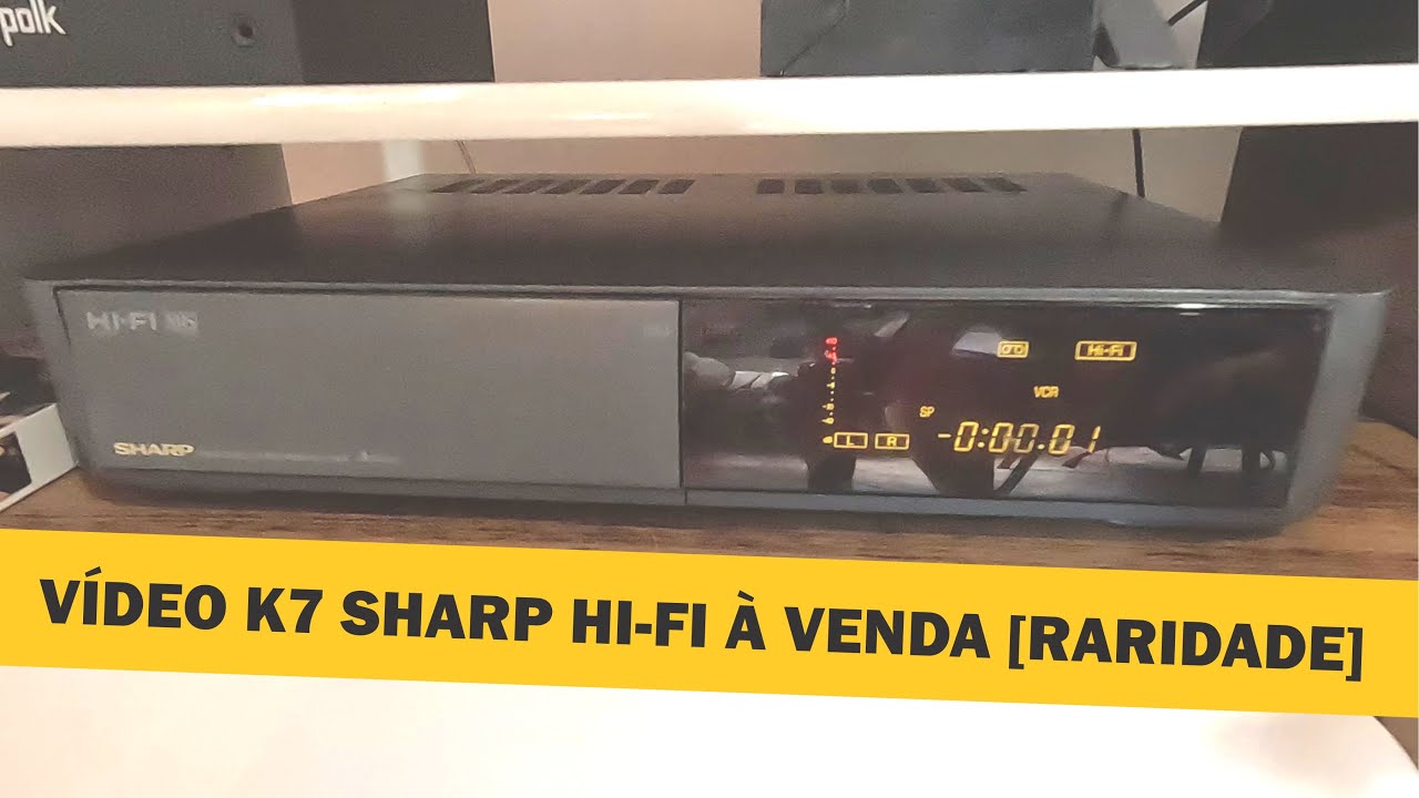 Coloquei a venda o Vídeo Cassete Sharp VC-1199B Hi-Fi (VENDIDO) - YouTube