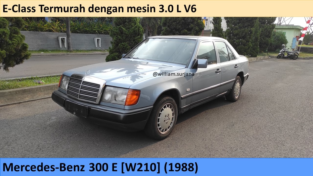 Mercedes-Benz 300E "Boxer" [W124] (1988) review - Indonesia - YouTube