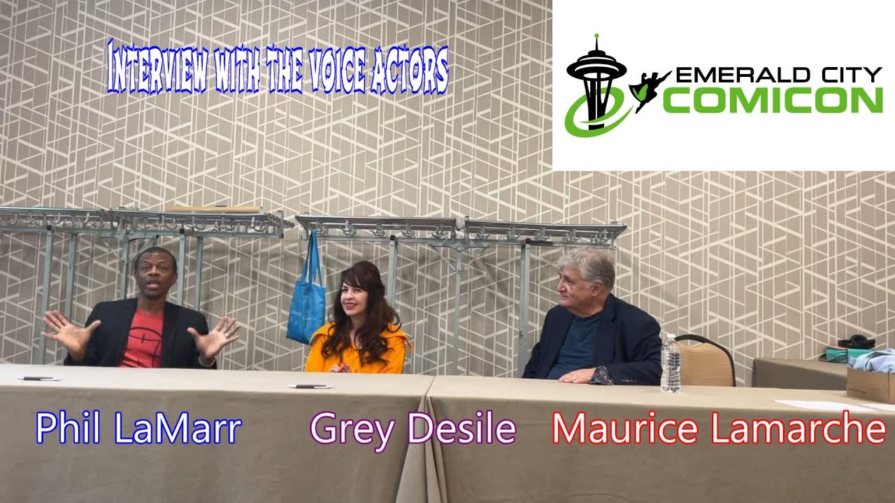 Phil Lamar, Grey Desile and Maurice Lamarche Interview at Emerald City Comic Con - YouTube