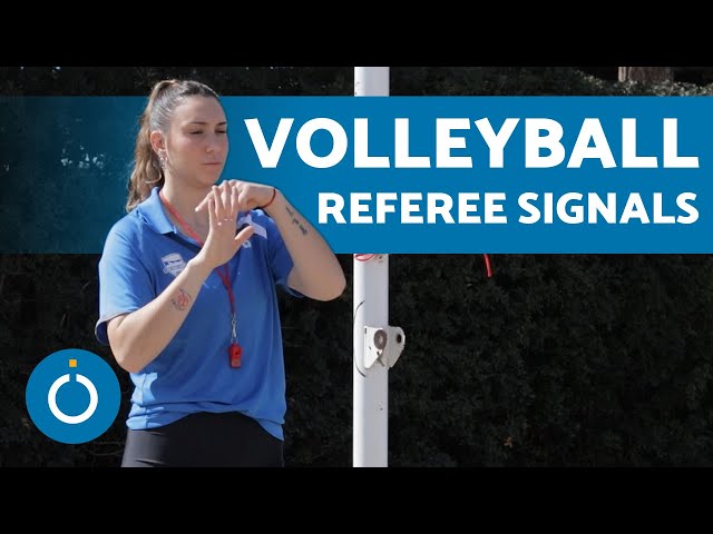 Volleyball Referee Hand Signals