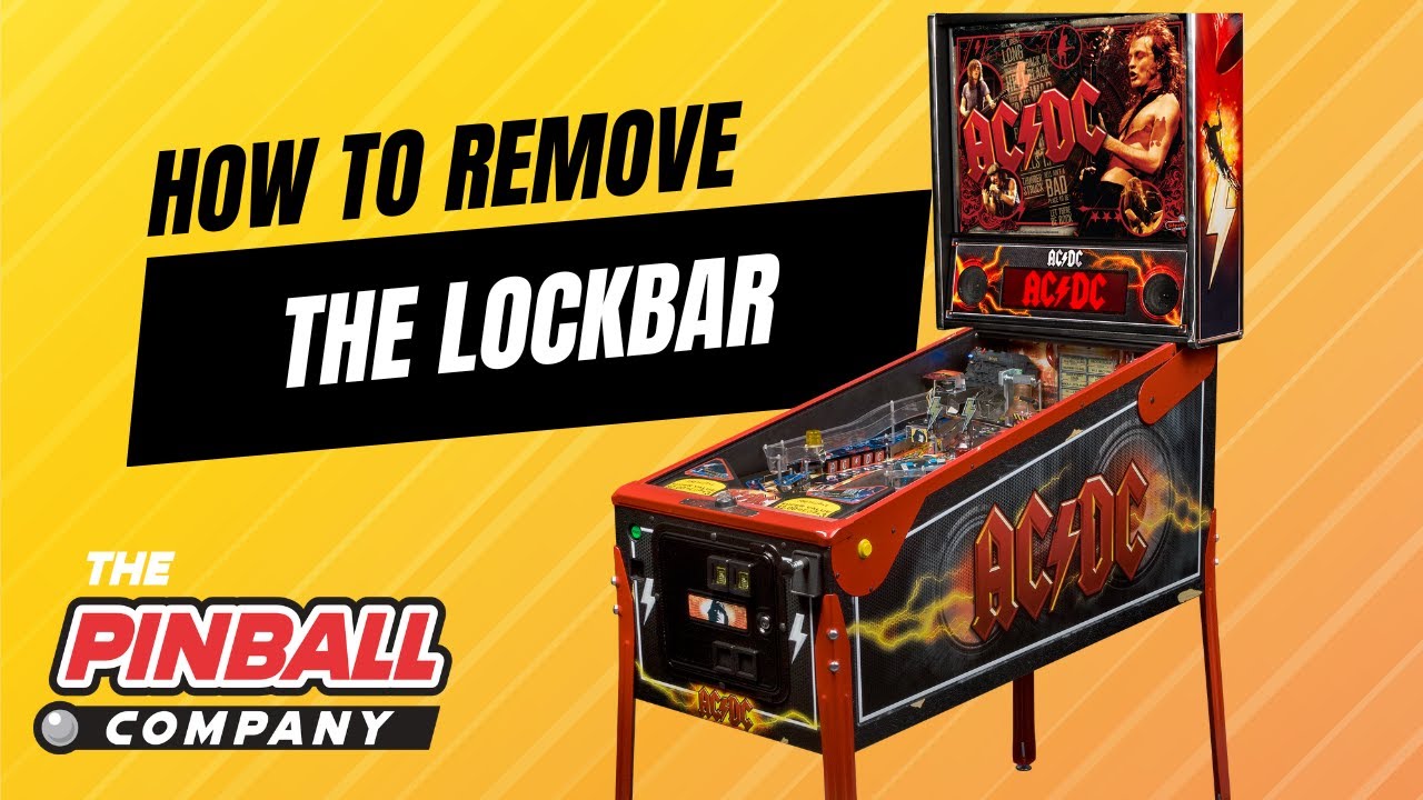 Pinball 101 #23 - How To Remove the Lockbar - Traditional Latch System ...