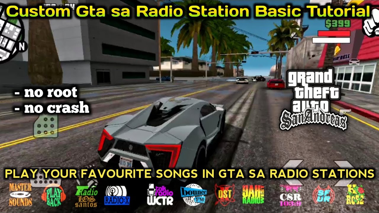 How to Change GTA SA Radio Station audio / play your fev songs in gta ...