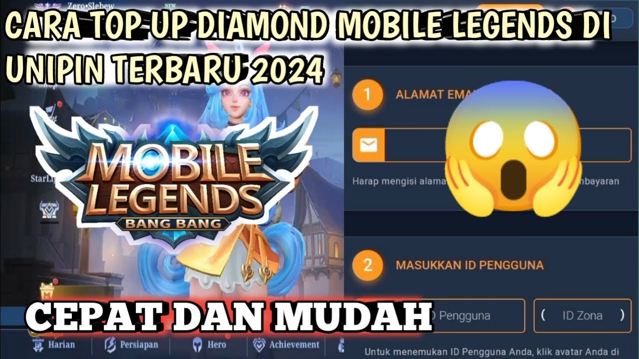 Cara Top Up Diamond Mobile Legend Di UniPin Terbaru 2024 - YouTube