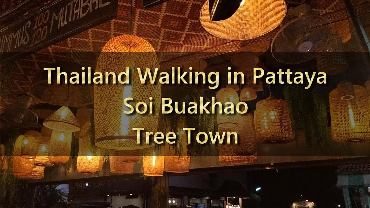 (4K)Thailand Walking in Pattaya, TREE TOWN,Soi Buakhao, August 2024 ...