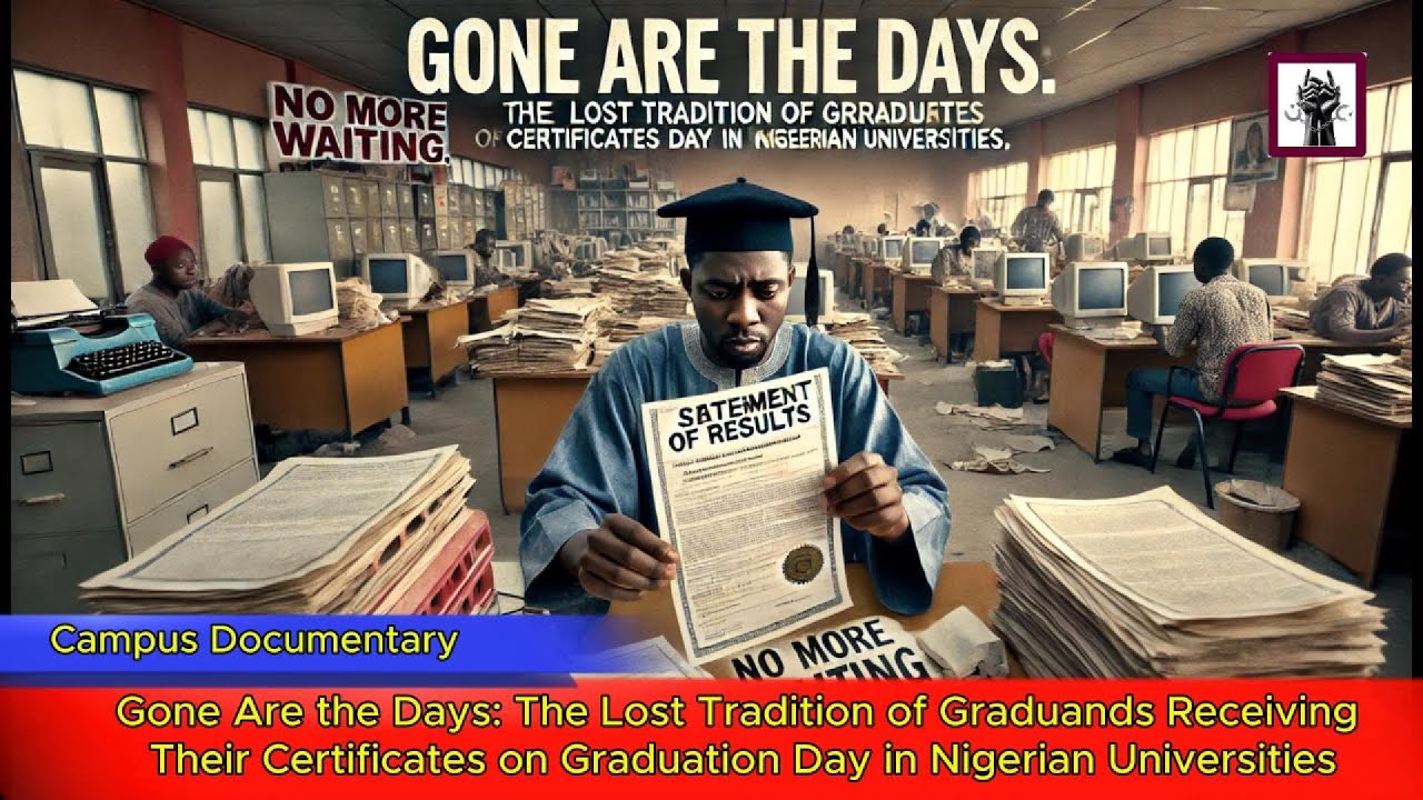 Gone Are the Days: The Struggle for Certificates and Transcripts in ...