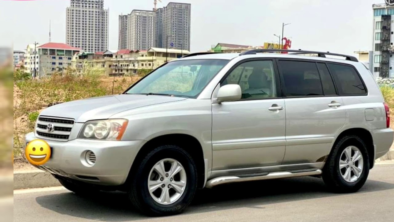 ការបង្ហាញរថយន្ត Highlander 2002 V6 ប៉ុង1 Base Option Tel:078353562 ...