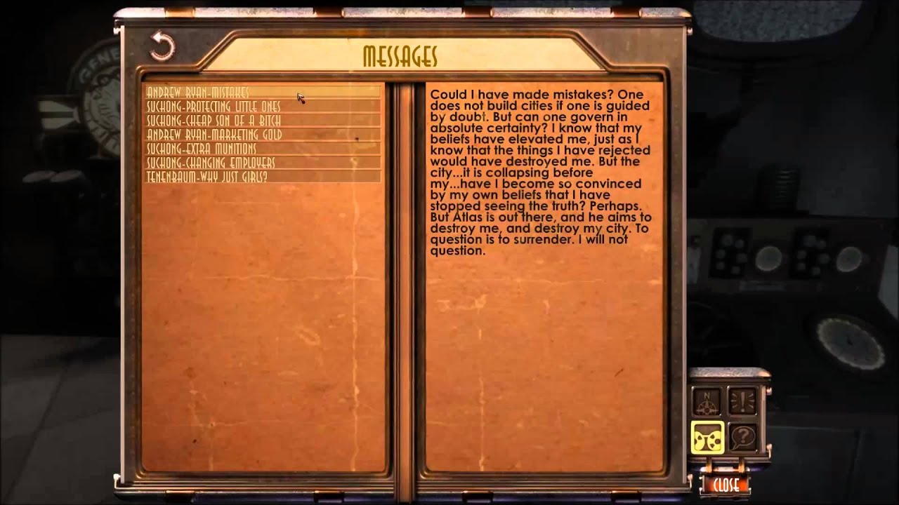 BioShock Audio Diaries: 114 - 122 (Point Prometheus) - YouTube