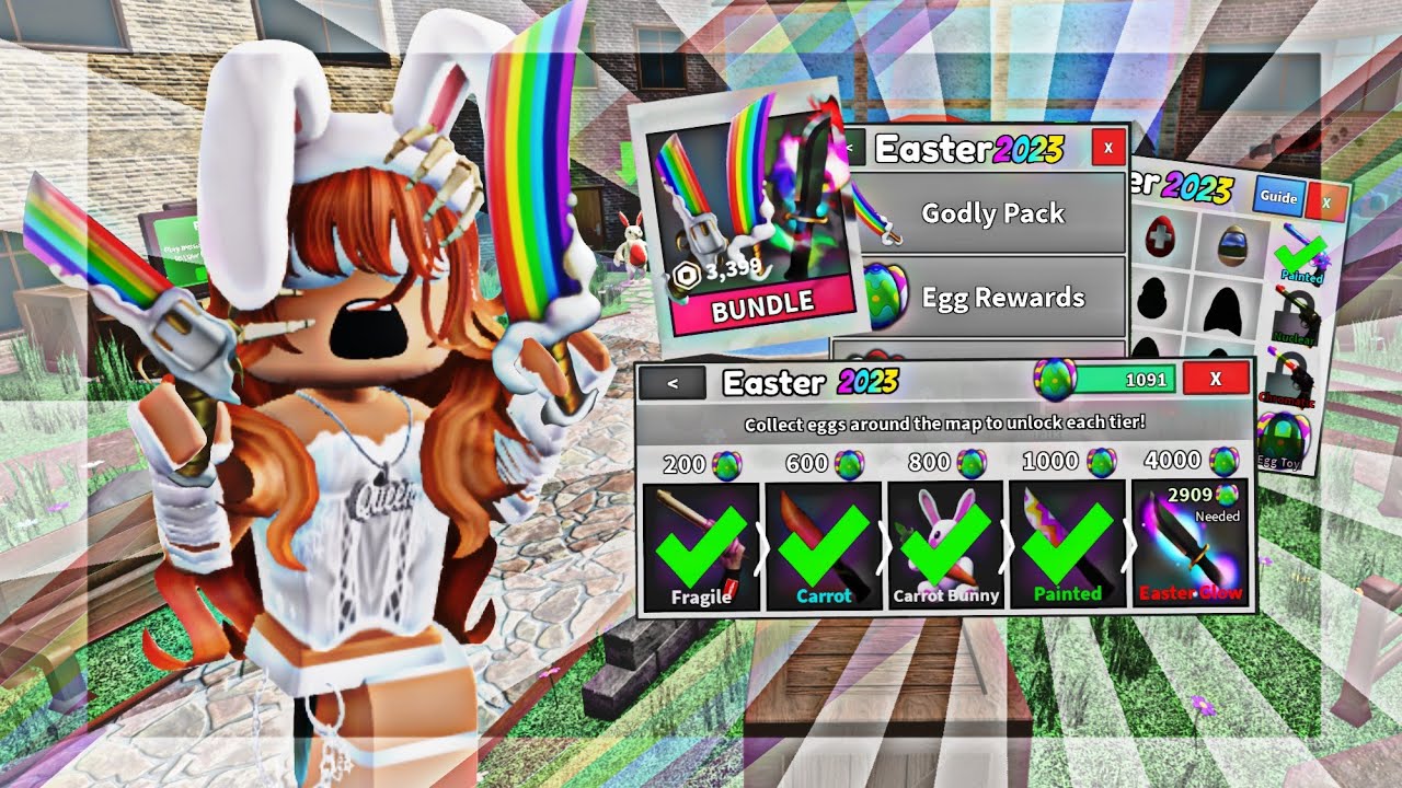 playing the new Easter Update// mm2 - YouTube