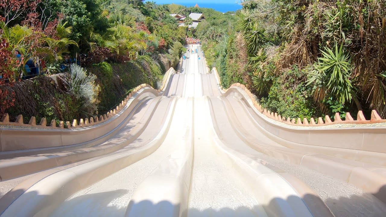 Naga Racer - HEAD FIRST Racer Waterslide | Siam Park - YouTube