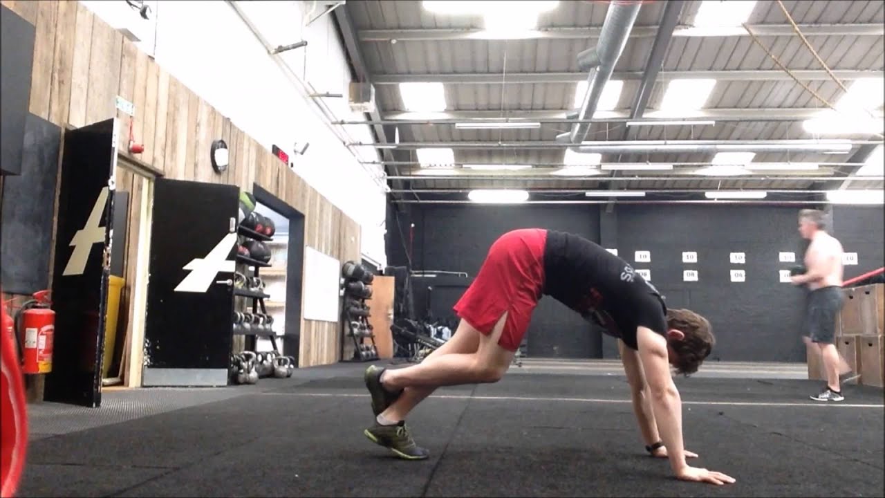 Ankle Rocker Stretch - YouTube