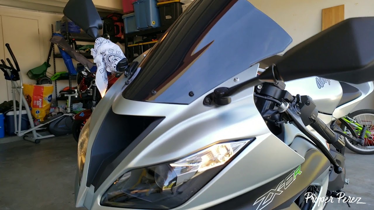 2018 Kawasaki Ninja ZX6R Upgrades Walkaround - YouTube