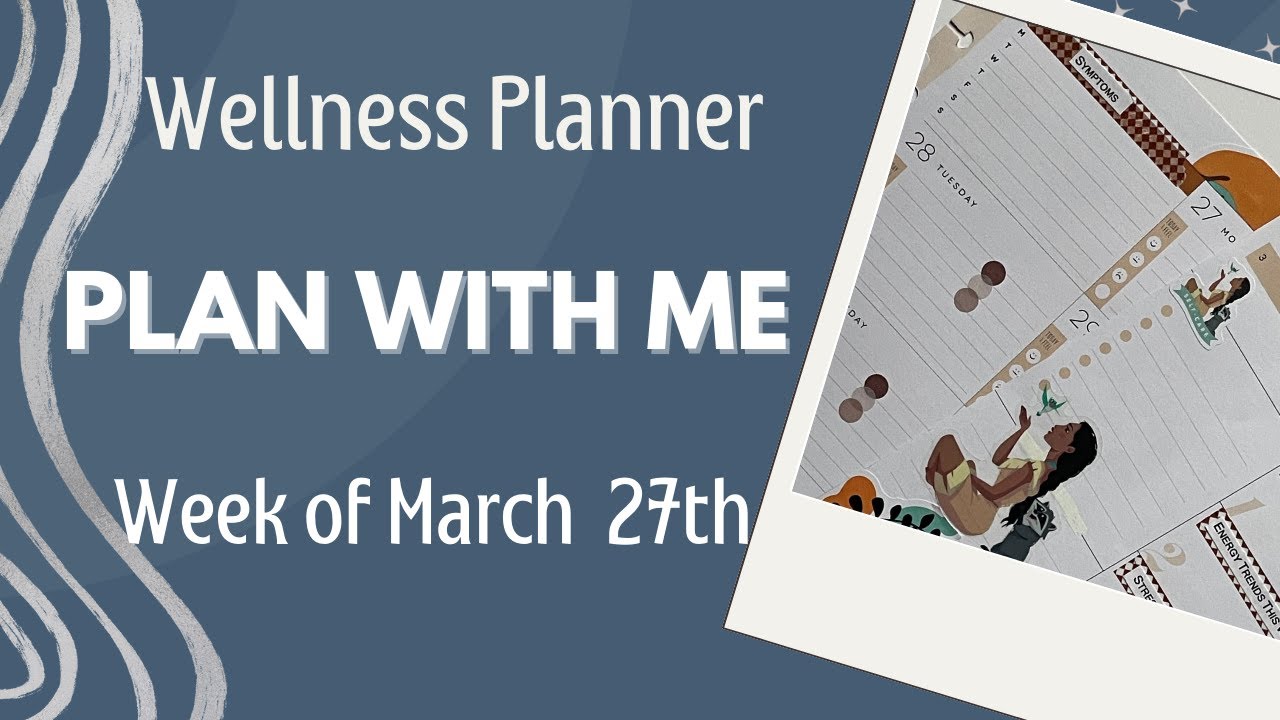 WEEKLY HEALTH & WELLNESS PLANNER SETUP | Plan with Me | Recovery Layout ...