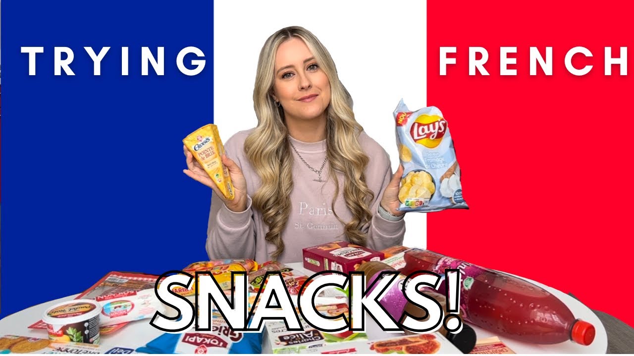 TRYING FRENCH SNACKS! | cheese, crisps, sweets, chocolate and more ...