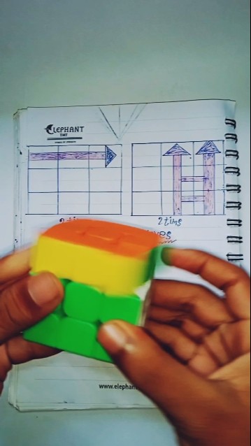 Rubik's cube Magic How to solve rubik's #rubiks cube formula #subscribe ...