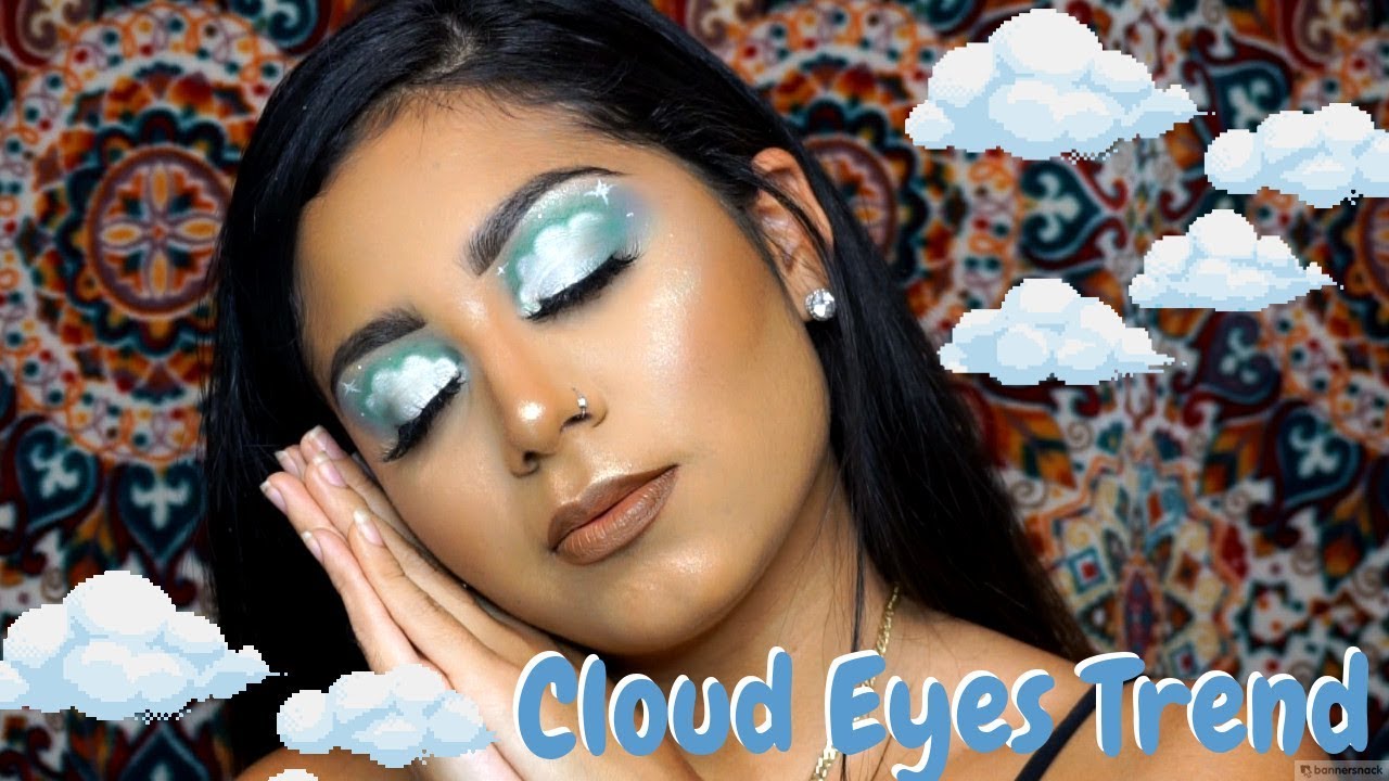 Cloud Eyes Makeup Trend/Tutorial - YouTube