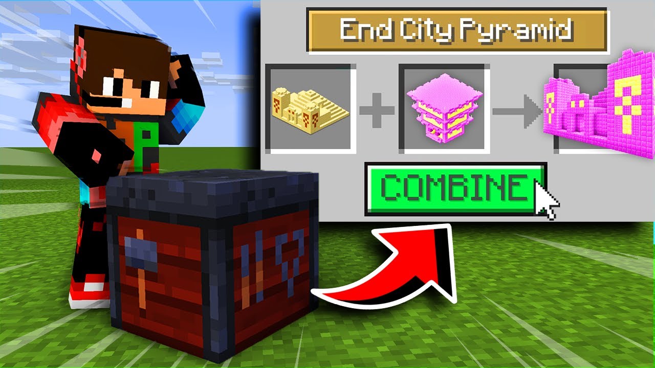Minecraft But You Can Combine Structures | #minecraft #mightyplays ...