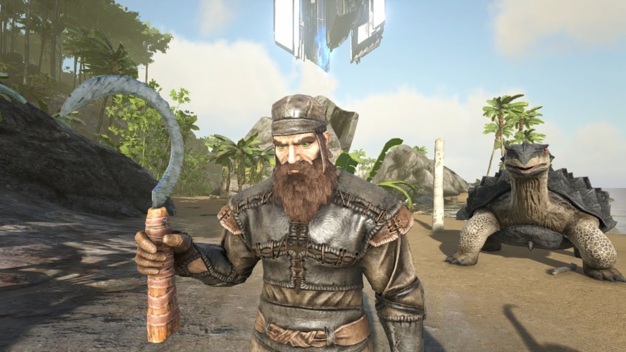 Ark how to make a sickle day 21 - YouTube