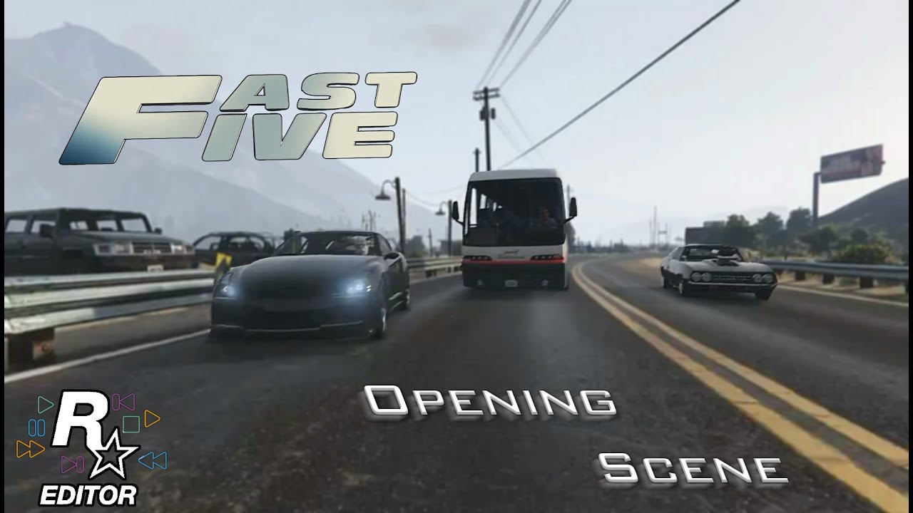 Fast Five - Opening Scene [GTA V - Rockstar Editor cinematic] - YouTube