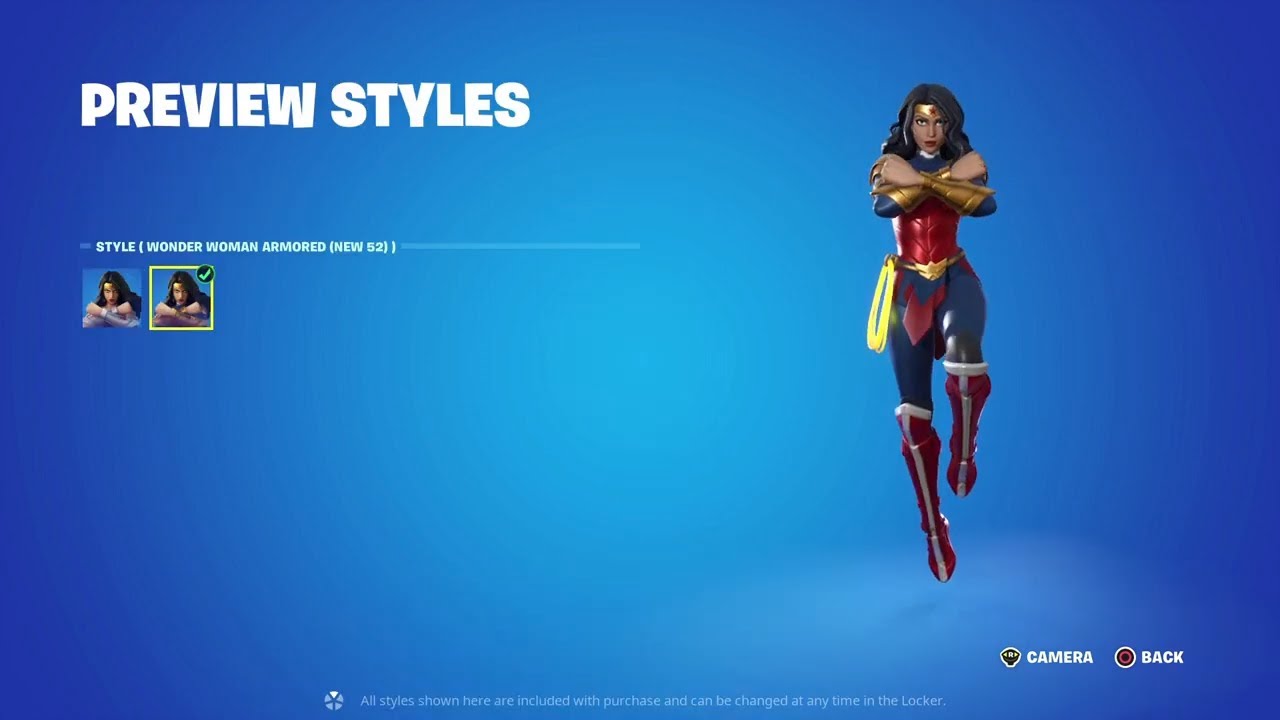 Fortnite Wonder Woman Skin Preview !!! 😱 - YouTube