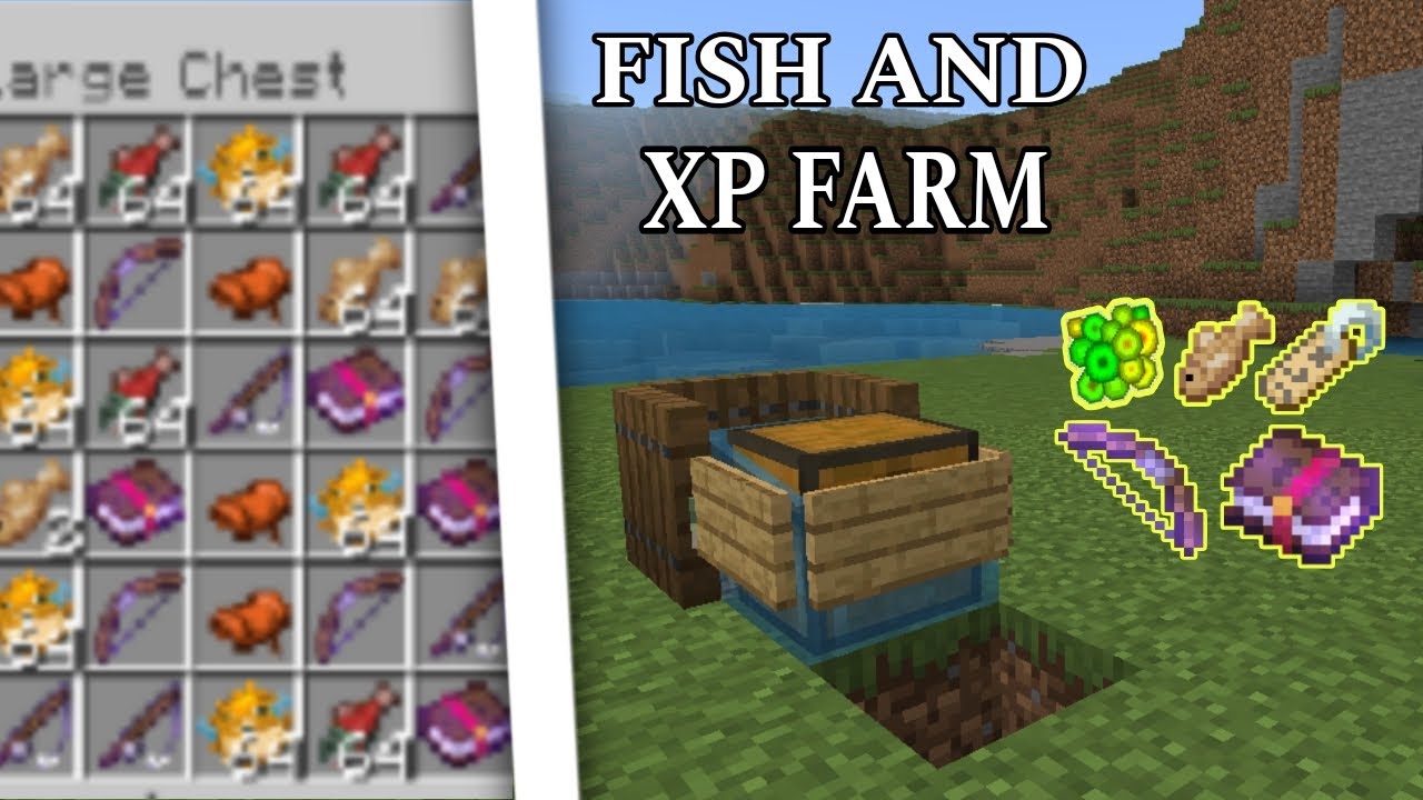 Best FISH FARM for Minecraft 🔥1.20 aur above UPDATES | JAVA | BEDROCK ...