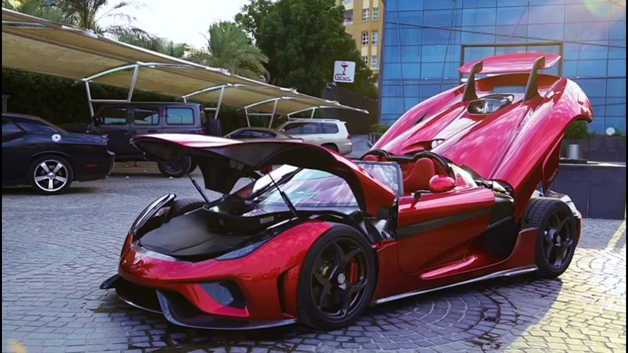 Koenigsegg Regera in party trick mode / Ghost Button - YouTube