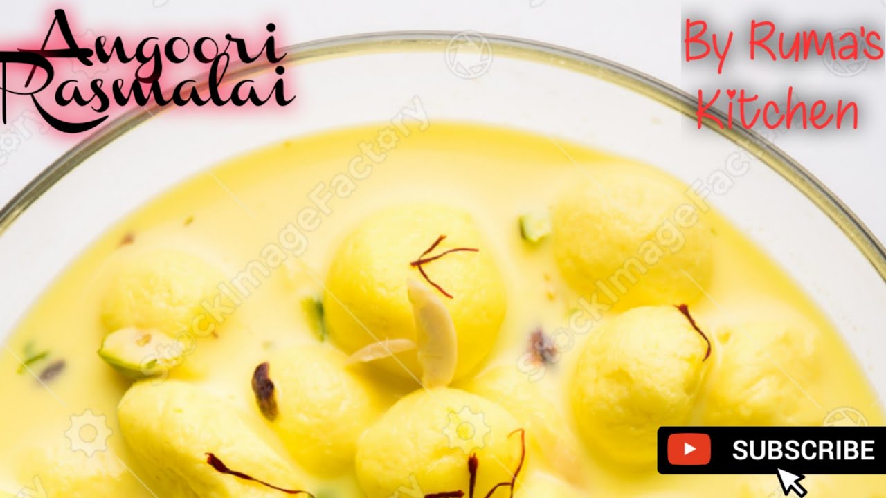 Instant Angoori Rasmalai made by Ruma's Kitchen on the special occasion of New Year 2023. - YouTube