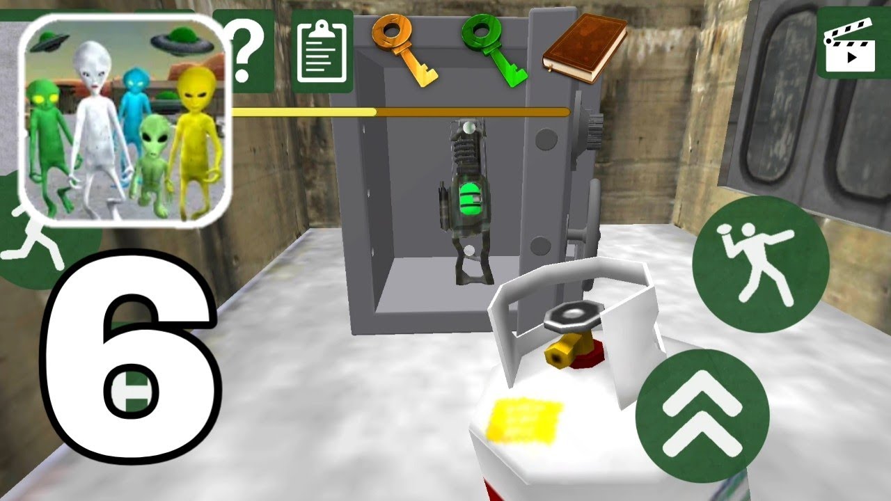 Alien Neighbor Area 51 Escape Gameplay Level 6 - YouTube