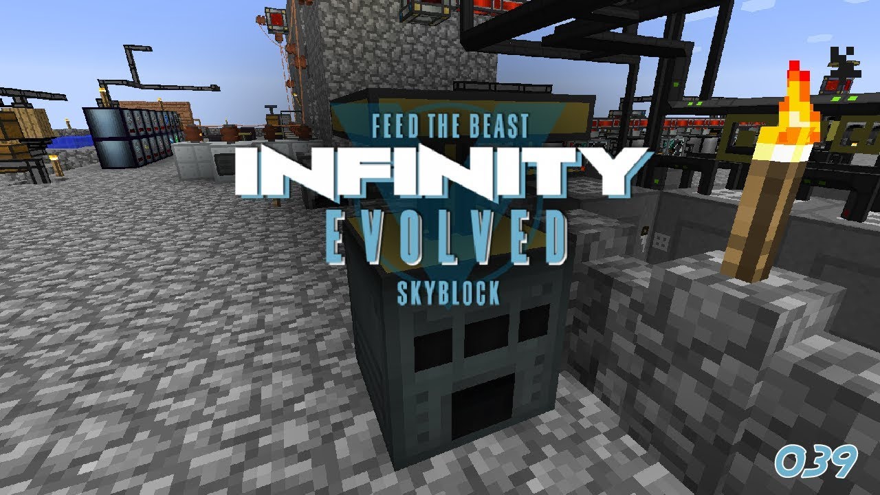Alloy Smelter! | FTB Infinity Evolved Skyblock #039 - YouTube