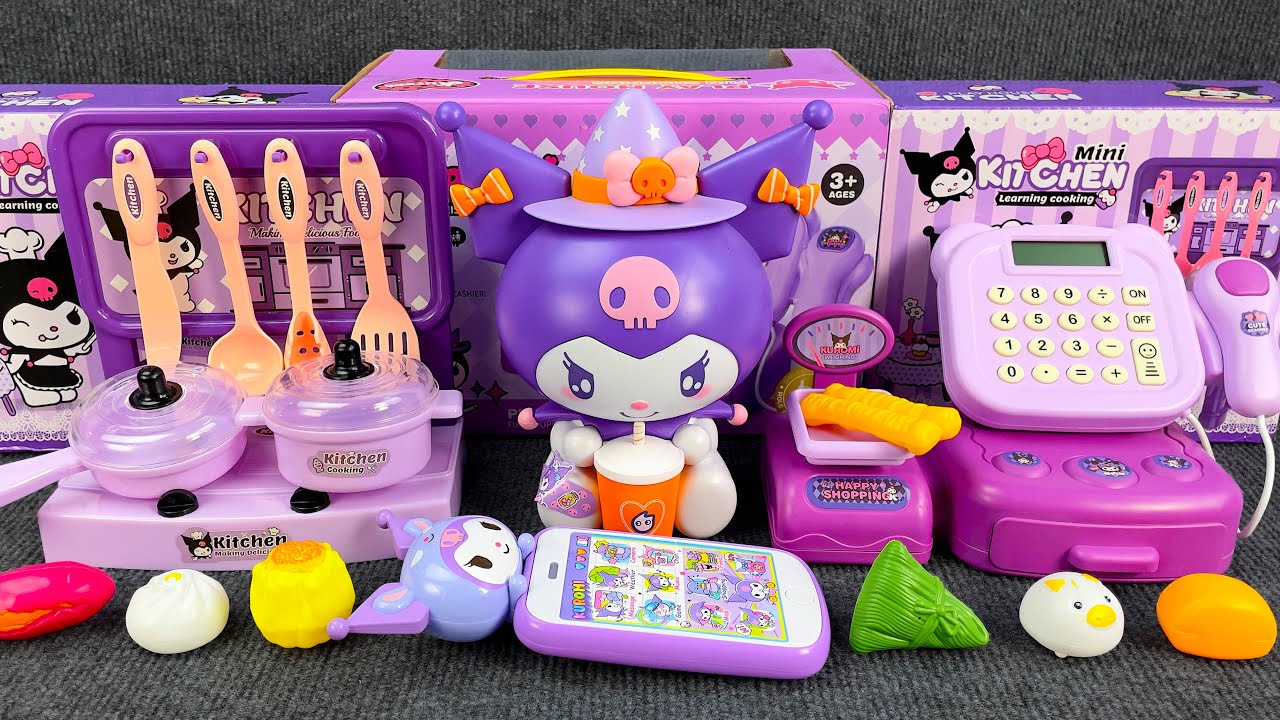 40 Minutes Satisfying With Cute Purple Kuromi Kitchen Toy Set 🥄 Toy ...