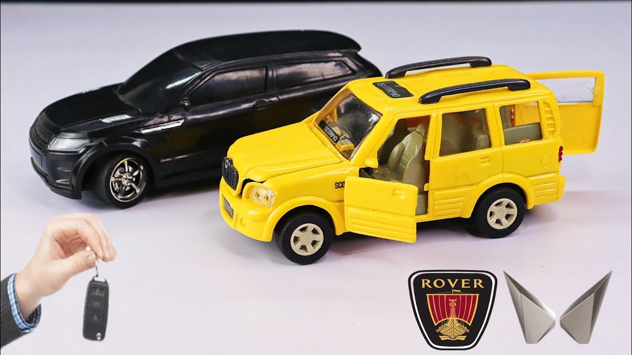 RC Miniature Model of Land Rover and Mahindra Scorpio S11 MT SUV 7S ...