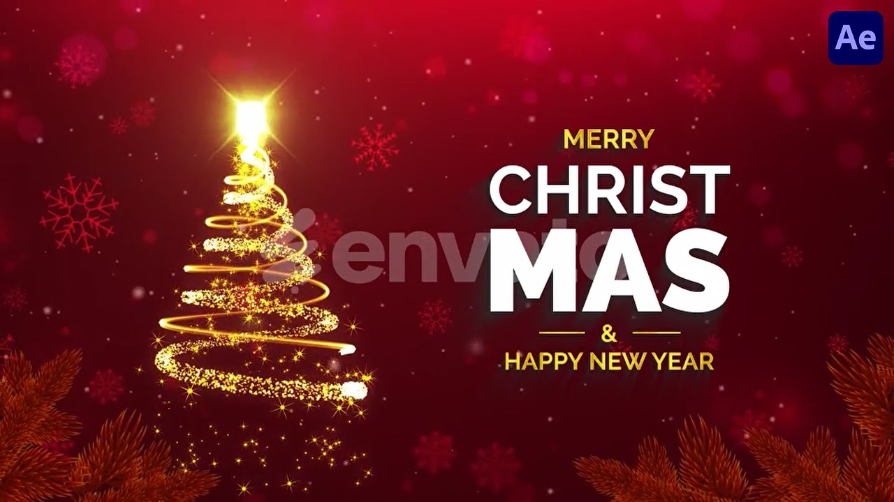 Christmas Intro 🎄 After Effects Template - YouTube