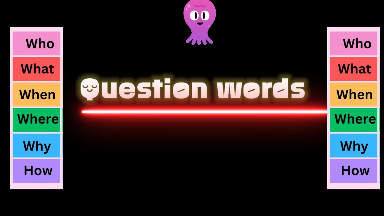 Kids vocabulary Question words song - YouTube