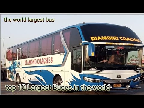 10 Largest Buses In The World || bus video big buses - YouTube