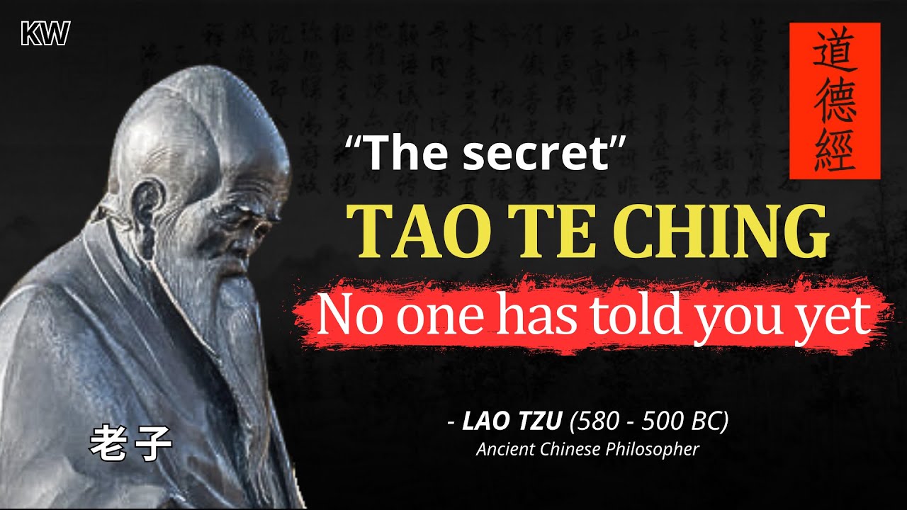 Taoism | Tao Te Ching | Lao Tzu's philosophy of life | @LifeLessons79 ...