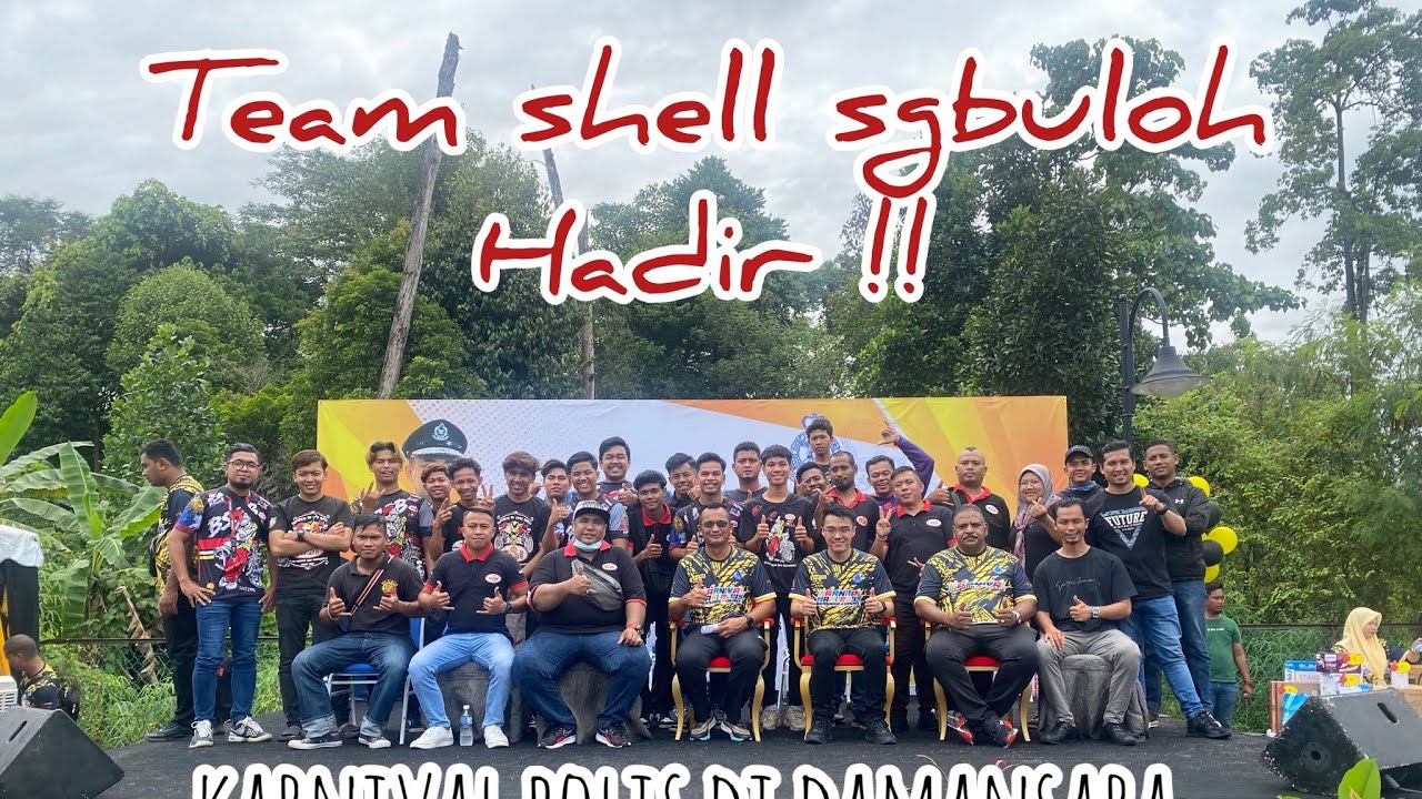 Team shell sungai buloh hadir di hari karnival polis bersama komuniti damansara damai - YouTube