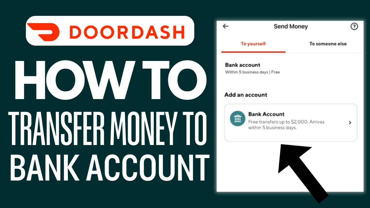 How To Transfer Money From Dasher Direct To Bank Account (2025) - YouTube