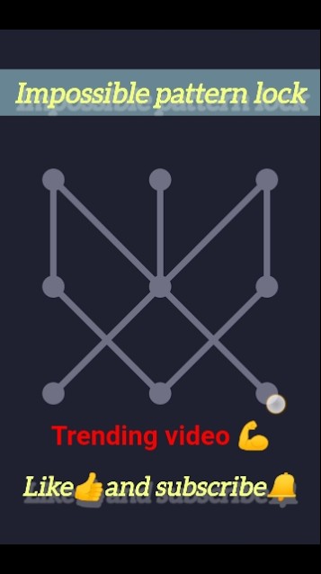 New Impossible Pattern Lock|| #viral #video #trendingshorts #pattern #lock - YouTube