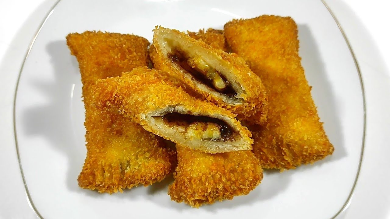 GAK PERLU BELI LAGI CARA MEMBUAT ROTI GORENG LUMER HANYA 4 BAHAN ENAK ...