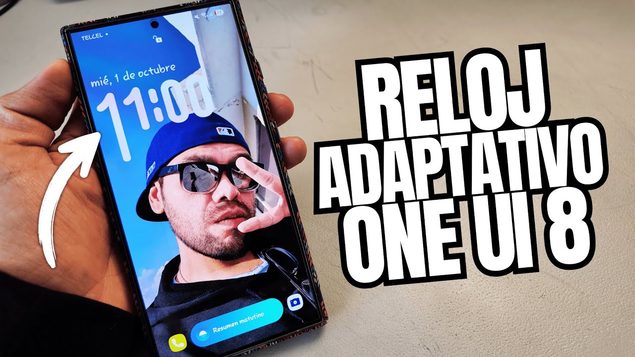 One UI 8: así luce el Nuevo Reloj Adaptativo en tu Samsung - YouTube