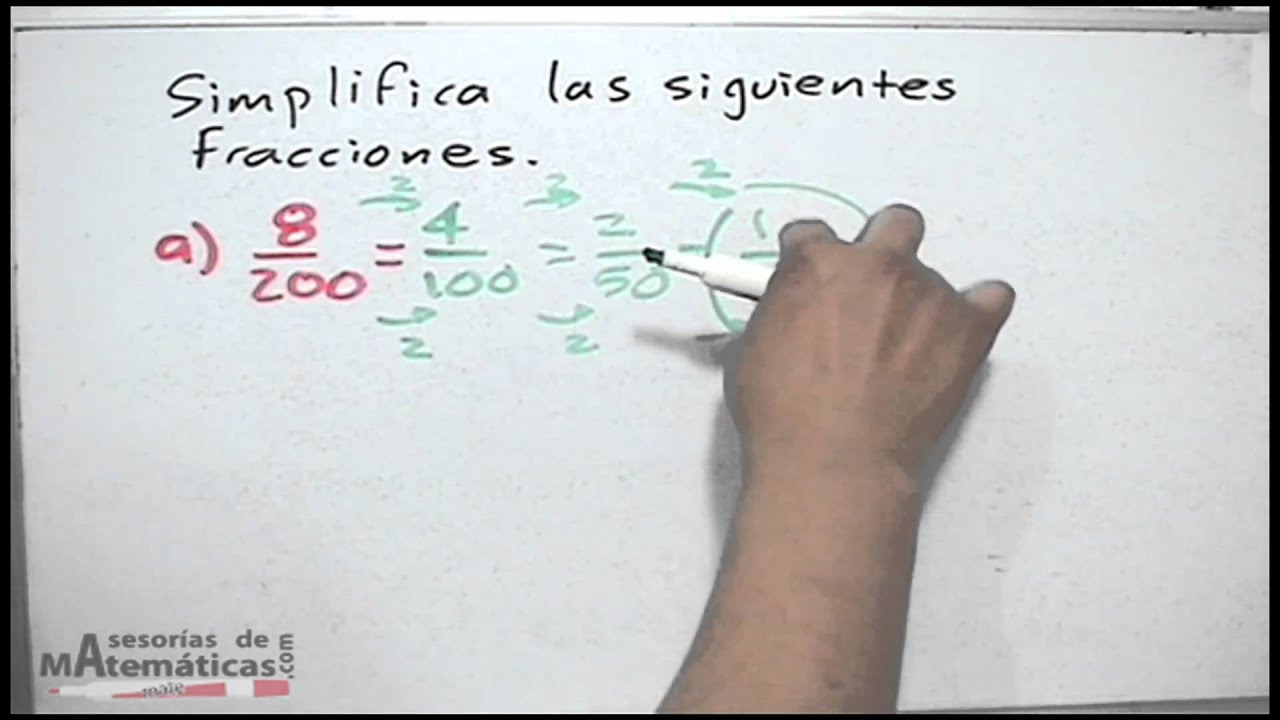 **Simplificación de fracciones - YouTube