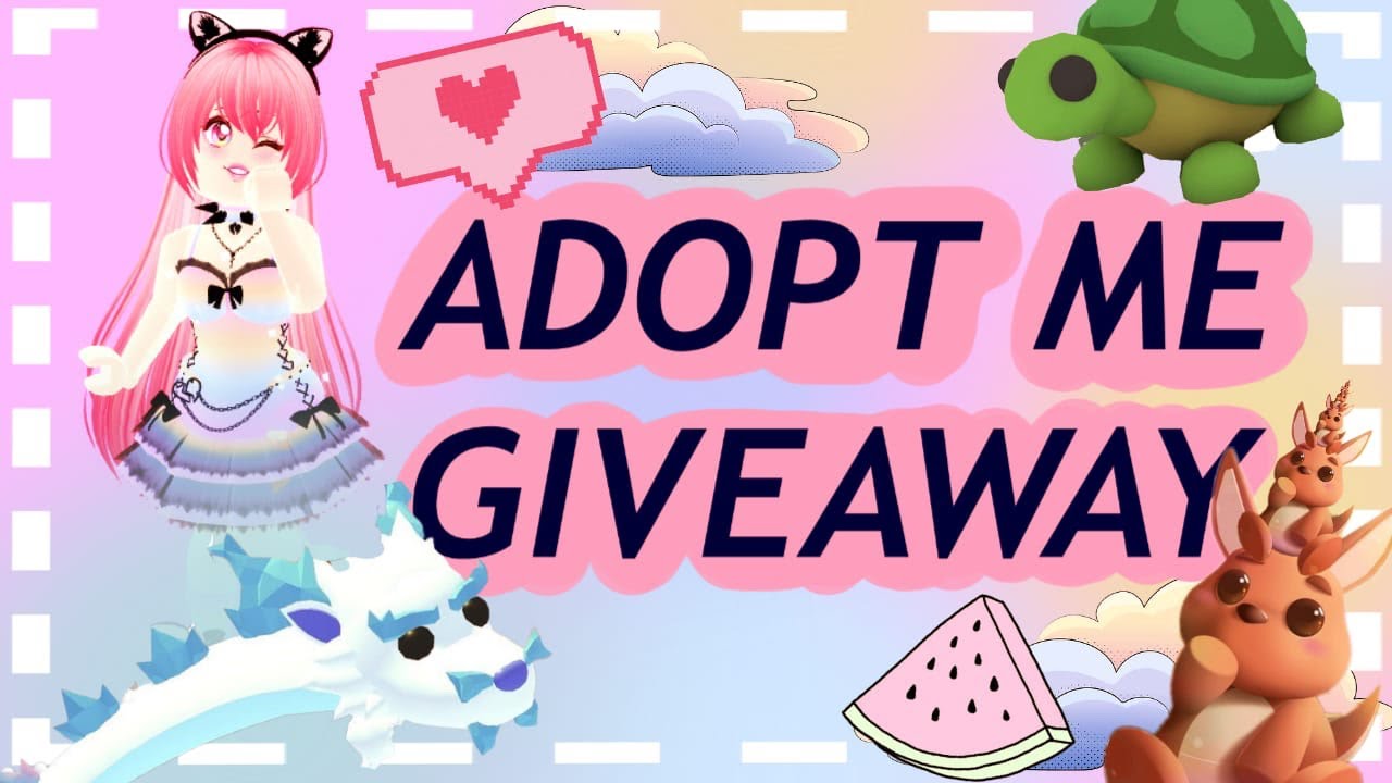 ADOPT ME GIVEAWAY (nfr frost fury, turtle and kangaroo) - YouTube