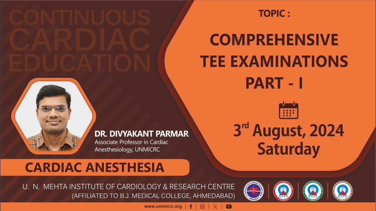 COMPREHENSIVE TEE EXAMINATION - CCE(ANESTHESIA) 03.08.2024 - YouTube