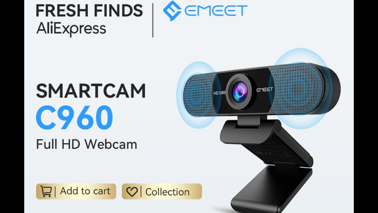 1080P Full HD Webcam EMEET Meeting - YouTube