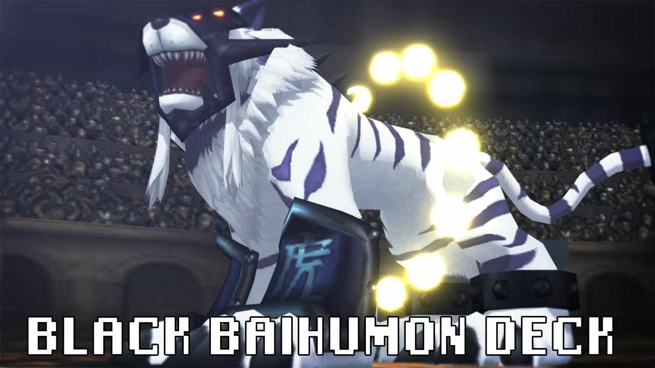 Digimon TCG: Black Baihumon Anti-meta Deck (BT09) - YouTube